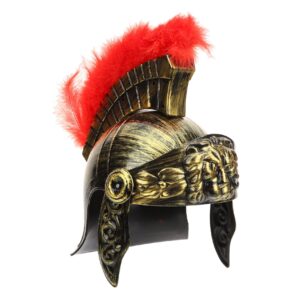 hemobllo samurai hat costumes for men mens pirate costume roman helmet gladiator helmet plastic aldult golden samurai helmet roman soldier costume