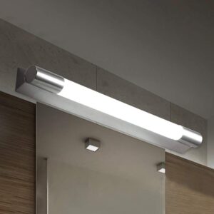 litfad led under cabinet lighting mirror bathroom vanity lights waterproof fog lamp stainless steel tube led vanity 22.83" long 12w simple wall light modern linear vanity closet light white light