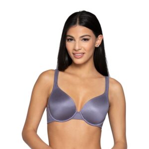 vanity fair women's body shine full coverage underwire bra 75298, rare blue, 38b