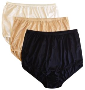 vanity fair classic ravissant tailored brief - pack of 3 - 15712 (11, wdb multi)