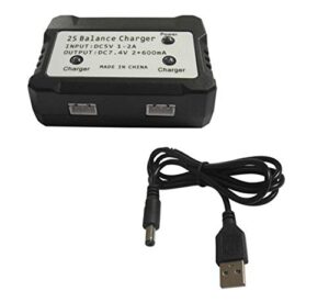 balance battery charger for hubsan h501s h501c remote controlled drones 800ma 7.4v