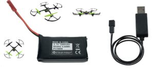 sky viper v2400hd v2450fpv v2450gps scout journey drones compatible battery 3.7v 1200mah high capasity and charger set