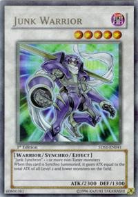 yu-gi-oh! - junk warrior (5ds1-en041) - 5ds starter deck - unlimited edition - ultra rare