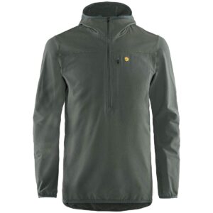 fjallraven men's bergtagen stretch half zip - basalt - xs