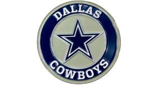 dallas cowboys nfl metal 3d team emblem by fanmats – all weather decal for indoor/outdoor use - easy peel & stick installation on vehicle, cooler, locker, tool chest – unique gift for football fan