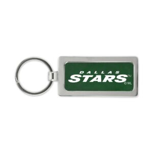 rico industries nhl dallas stars two sided metal keychain - great every day auto accessory