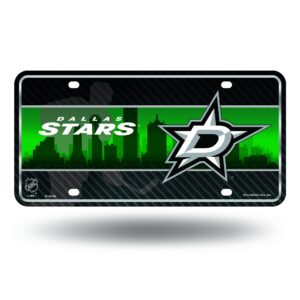 rico industries nhl dallas stars metal auto tag 8.5" x 11" - great for truck/car/suv