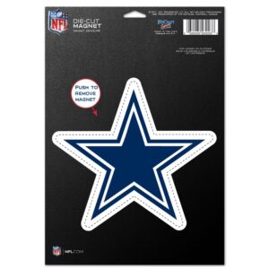 dallas cowboys official nfl 6 inch x 9 inch car magnet by wincraft 837189