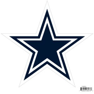 nfl siskiyou sports fan shop dallas cowboys logo magnets 8 inch sheet team color