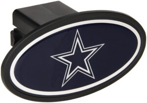 nfl dallas cowboys plastic logo hitch cover, class iii