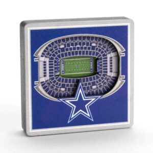 youthefan nfl dallas cowboys 3d stadiumview magnets - at&t stadium