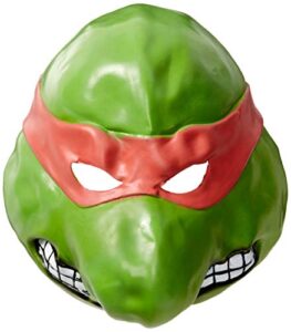 rubie's mens teenage mutant ninja turtles adult raphael 3/4 mask party supplies, green, one size us