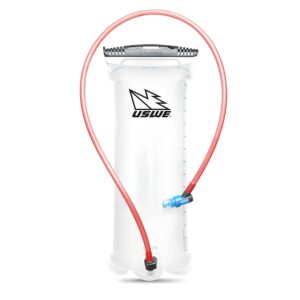 uswe elite hydration bladder 3.0l, water reservoir with plug-n-play quick disconnect and wide slide-seal open, reversible leak proof bpa free, for backpack