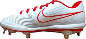 nike lunar hyperdiamond 3 pro women's baseball/softball cleat cd0110-107 white/university red size 8