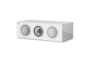 kef r2c center channel speaker (gloss white)