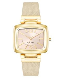 nine west women's strap watch