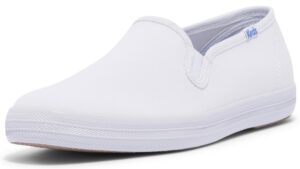 keds women's champion slip on sneaker, white, 8