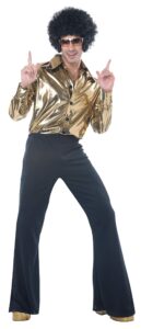 california costumes mens disco king adult sized, gold, large us