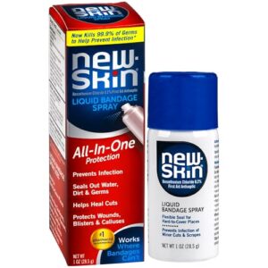 new-skin liquid bandage spray for cuts and minor scrapes, 1 ounce