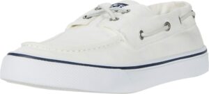 sperry men's bahama ii boat shoe, sw white, 11 m us