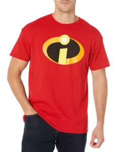 disney unisex adult the incredibles t-shirt t shirt, red, 3x us