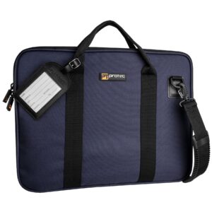 protec slim portfolio bag, blue (p5bx), fits up to 10.5 x 15" paper