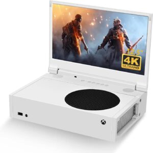 g-story 12.5‘’ portable monitor for xbox series s 4k portable gaming monitor ips screen for xbox series s（not included） with two hdmi, hdr, freesync game mode travel monitor (4k for xbox series s)