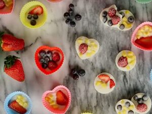 frozen fruity yogurt bites