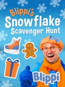 blippi's snowflake scavenger hunt