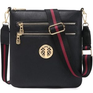 montana west crossbody bag with wide guitar strap small cross body bag purses shoulder handbag for women mwc-042abk