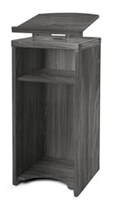 mayline alctlgs aberdeen lectern, gray steel