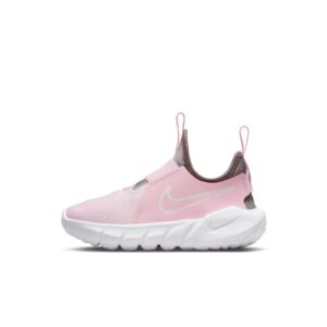 nike girl's flex runner 2 (little kid) pink foam/white/flat pewter/photo blue 11 little kid m