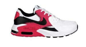 nike air max excee women's sneaker (white/black-rush pink, us footwear size system, adult, women, numeric, medium, 11)