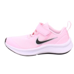 nike unisex kid's sneakers gymnastics shoe, pink foam black 01, 34 eu