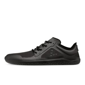 vivobarefoot primus lite iii, womens vegan light breathable shoe with barefoot sole obsidian