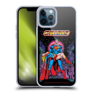 head case designs officially licensed superman dc comics supergirl crisis on infinite earths famous comic book covers soft gel case compatible with apple iphone 12 pro max