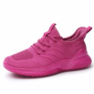 women's running shoes tennis walking sneakers work casual comfor lightweight non-slip breathable gym trainers