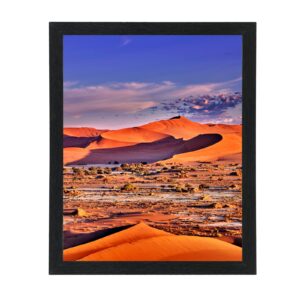 hukonhep 11x15 black picture frames, composite wood frame with plexiglass, horizontal and vertical for wall mounting