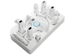 wii versus gaming organizer storage tray for nintendo wii - white