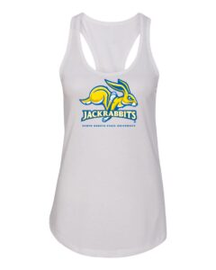 cornborn south dakota state tanktop women - sdsu jackrabbits primary logo - white - 2x