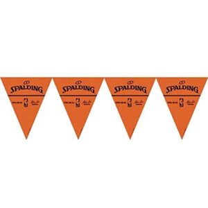 spalding pennant banner - 12ft (pack of 6) - perfect for game day & sports-themed parties