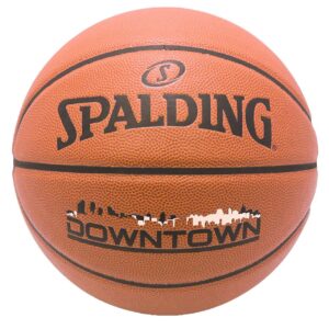 spalding basketball no. 7 indoor/outdoor synthetic leather downtown 76-499j 76-499j