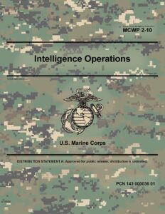 marine corps warfighting publication mcwp 2-10 intelligence operations october 2021