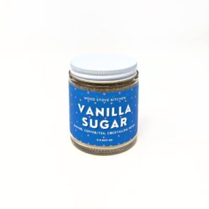 wood stove kitchen - vanilla flavored sugar for cooking, baking, beverages & cocktail rimmer - flavored sugar & seasoning with spice and herbs - sweeten coffee, tea, and food - 3.8 oz