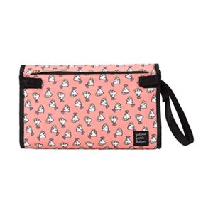 petunia pickle bottom x disney nimble diaper clutch | compact clutch with fold-out changing pad | diaper clutch | small baby diaper bag | stylish diaper clutch for on-the-go moms | cheerful chip