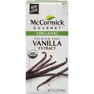 mccormick gourmet organic premium pure vanilla extract, 2 fl oz