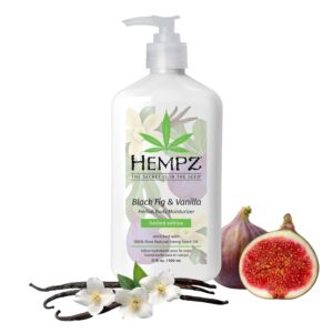 hempz black fig & vanilla herbal body moisturizer 17 ounces