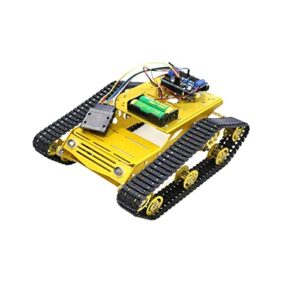 waazi ps2 handle remote control intelligent robot tank car chassis (color : joystick control kit only)