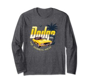 dodge retro journeys long sleeve t-shirt