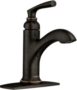 hilliard 1+3 hole 1 lever handle mediterranean bronze lavatory faucet